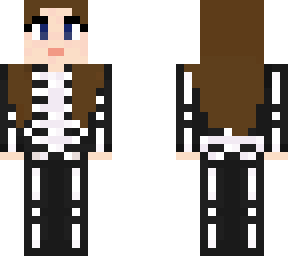 Skeleton girl | Minecraft Skin