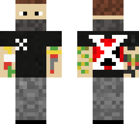 straight edge anti fascist | Minecraft Skin