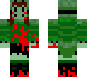 greenisopod halloween skin | Minecraft Skin