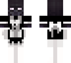 Noob saibot maid | Minecraft Skin