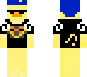 Pato vestido de Gringo Atrasador fino de fino | Minecraft Skin
