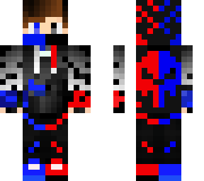 Red and Blue | Minecraft Skin