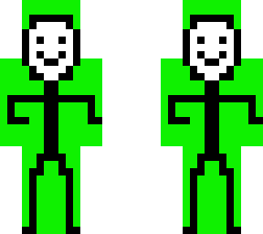 Stickman Green | Minecraft Skin