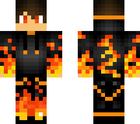 updated dragon fire boy | Minecraft Skin