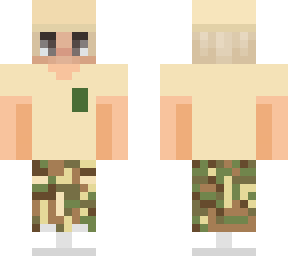 camo % beige | Minecraft Skin