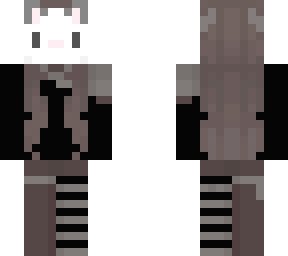 girl egirl emo cat mask | Minecraft Skins