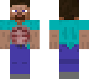 Open rib cage Steve | Minecraft Skin