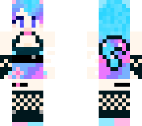 Silvervale Summer Outfit | Minecraft Skin