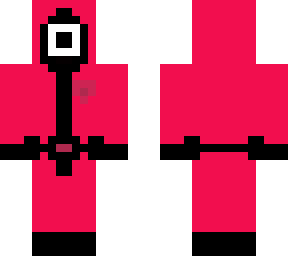 squid game imposter circle and square mask | Minecraft Skin