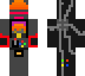 synth wave arcade machine | Minecraft Skin