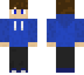 Brown Haired Guy with Hoodie | Minecraft Skin