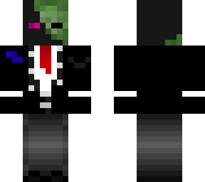 corrupted zombie in suit | Minecraft Skin