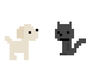Derpy Dog Vs Derpy Cat Who Will Win??? | Minecraft Skin