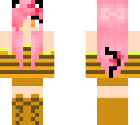 Kawaii Chan as a bee skin in Minecraft cute and pretty pink bee by ...