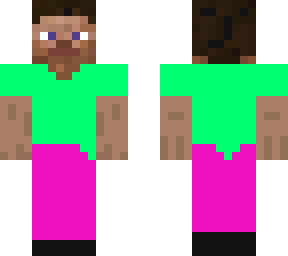 Neon Steve | Minecraft Skin