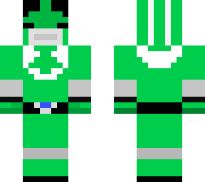 Power Rangers Time Force: Green Ranger | Minecraft Skin
