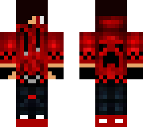 red mask creeper | Minecraft Skin
