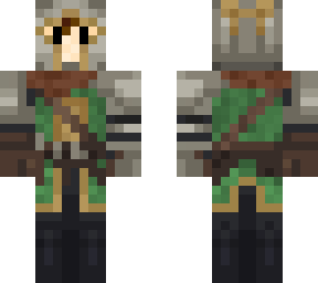 Green Knight Ernie 2 | Minecraft Skin