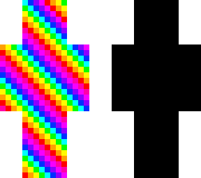 Rainbow It Hurts To Your Eyes | Minecraft Skin