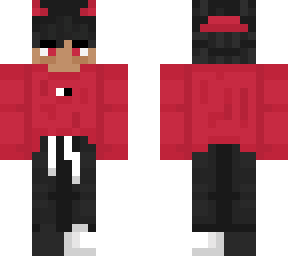 Red Bedrock Skin | Minecraft Skin