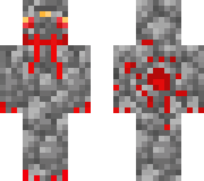 Redstone monstrosity skin | Minecraft Skin
