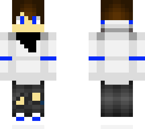boy with white jacket | Minecraft Skins