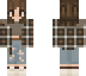 Brown flannel | Minecraft Skin