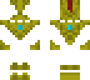 gold armor set | Minecraft Skin