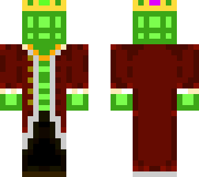 Green Waffle King | Minecraft Skin