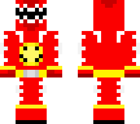 Power Rangers Dino Thunder: Red Ranger | Minecraft Skin