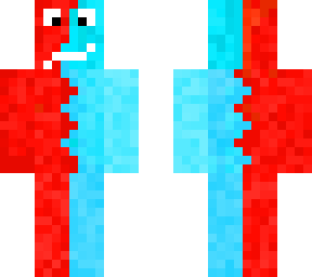 Red and Blue | Minecraft Skin