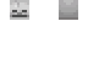 Skeleton skull (New version skull) | Minecraft Skin
