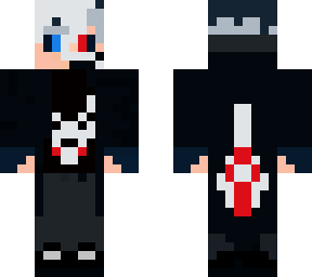 Broken Smile, Code Vein Shirt and Stinger Bloodveil V.2 | Minecraft Skin