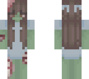 Cute Zombie Girl | Minecraft Skin