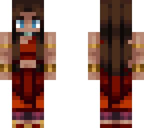 Fire Nation Katara | Minecraft Skin