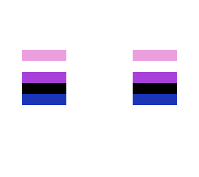 Genderfluid flag | Minecraft Skin