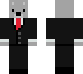 Koala in a suit | Minecraft Skin