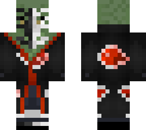 Akatsuki member Zetsu | Minecraft Skin
