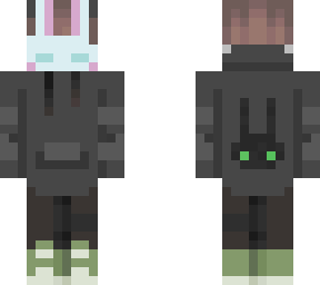 bunny mask boy | Minecraft Skin
