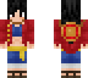 female luffy | Minecraft Skins