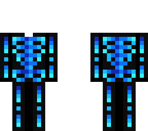 Neon Skeleton Minecraft Skins
