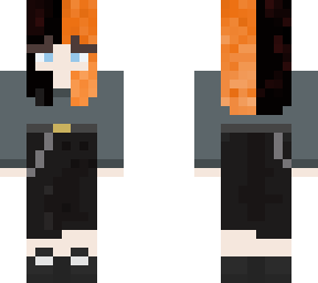 orange hair | Minecraft Skin