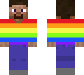 Rainbow steve | Minecraft Skin