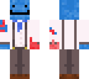Bean SMP ( casino blue man dude v3) | Minecraft Skin