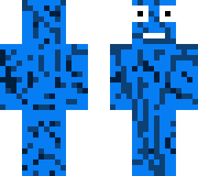blue man | Minecraft Skin