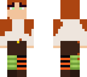 Ginger hair girl | Minecraft Skin