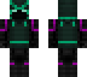 green/purple samurai | Minecraft Skin
