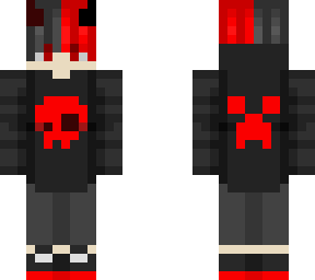Neon Devil Boy | Minecraft Skin