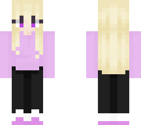 .-~Purp // Fs by Vivaanthebanana~-. | Minecraft Skin