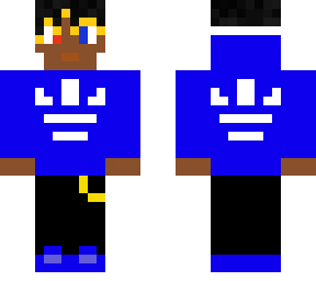 BLUE ADIDAS TRACKSUIT | Minecraft Skin